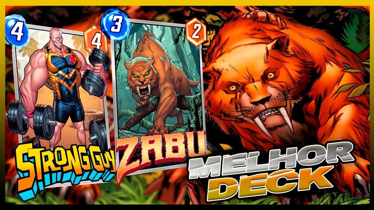 MELHOR Deck de ZABU Marvel Snap Nova temporada Terra Selvagem - YouTube