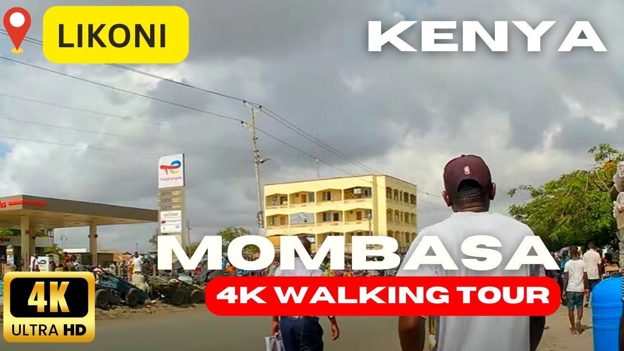 EAST AFRICA [4K]: THIS IS LIKONI, MOMBASA; UNIQUE WALKING TOUR WITH ...