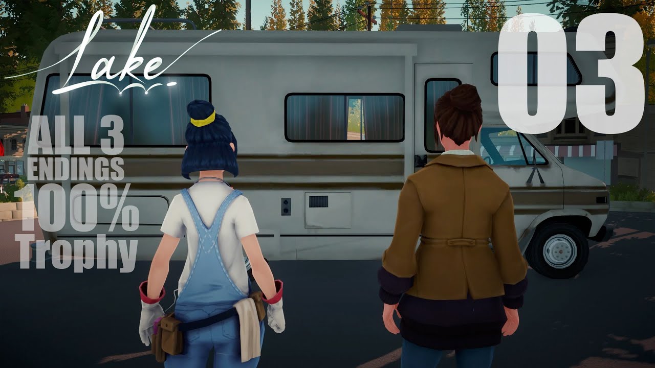 Lake - ALL 3 Endings 100% trophy FULL Game Walkthrough Part 3 (Day 13 ...