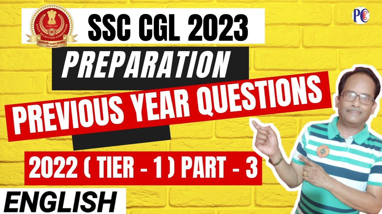 SSC CGL 2023 | Previous Year Question - 2022 (Tier-1) | SSC CGL English ...