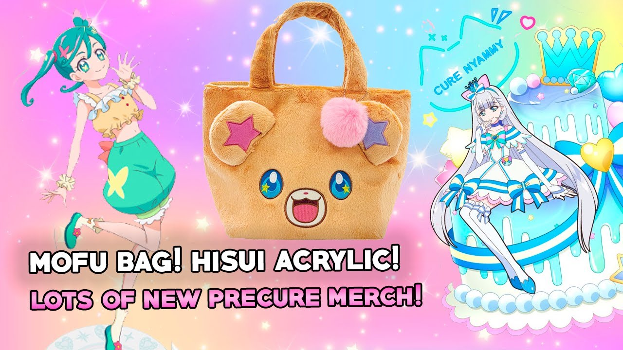 PRECURE MERCH! MOFU BAG!! Hisui new image, Futari Wa Make-Up, Nyammy's ...
