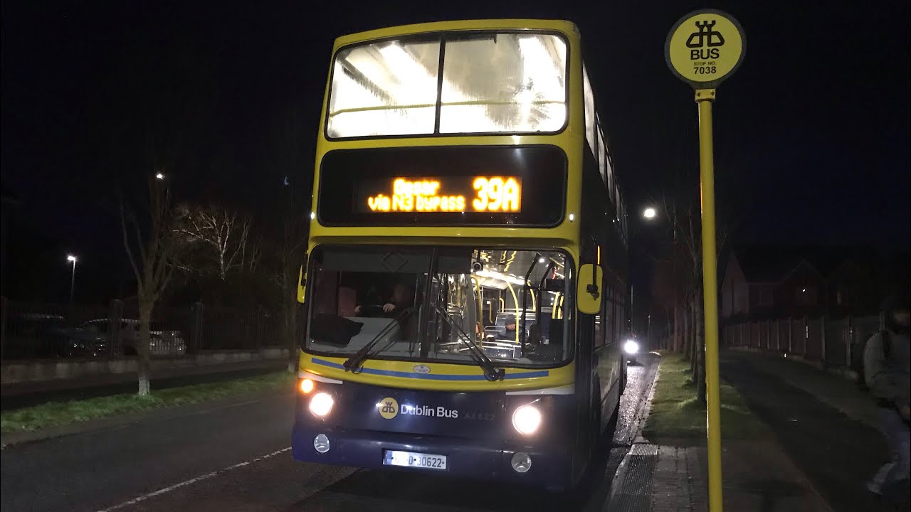 Dublin Bus | Route 39A to Ongar | ALX400 Volvo B7TL | AX622 - YouTube