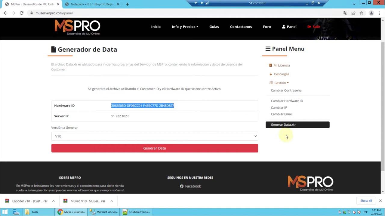 MSPro - Instalar server completo + editores de 0 - YouTube