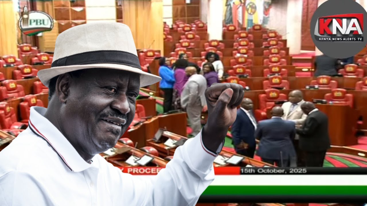 EMOTIONAL MOMENTS! WATCH THE MOOD IN NATIONAL ASSEMBLY AFTER RAILA ODINGA'S DEAD! - YouTube