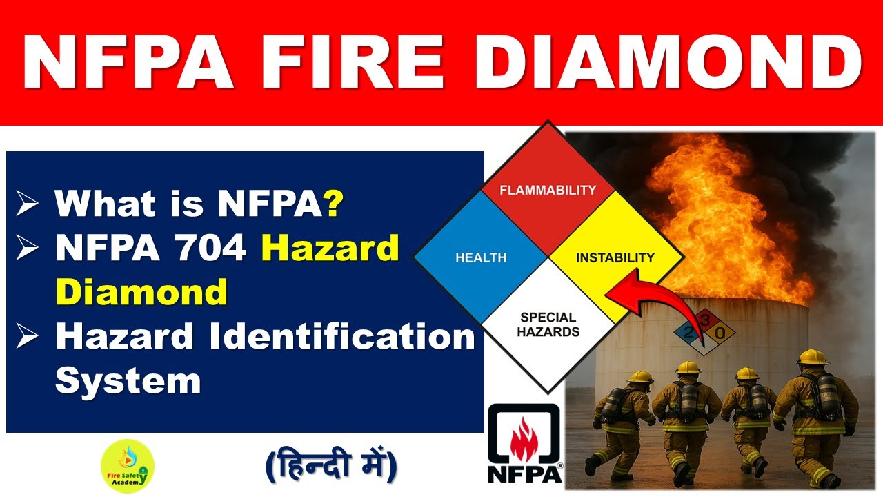 NFPA Diamond in Hindi | What is NFPA Diamond | Fire Diamond | NFPA ...