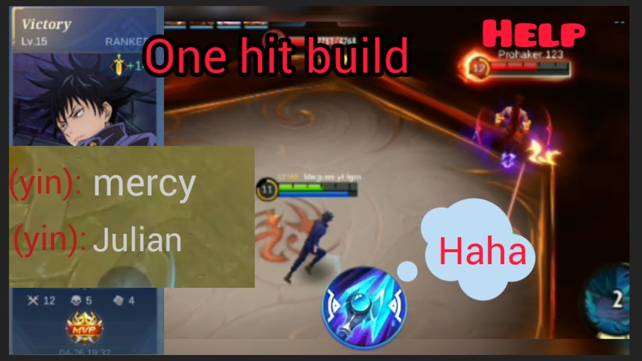 JULIAN 1 hit build|Tutorial|frozen vs Yin 2023 solo rank - YouTube