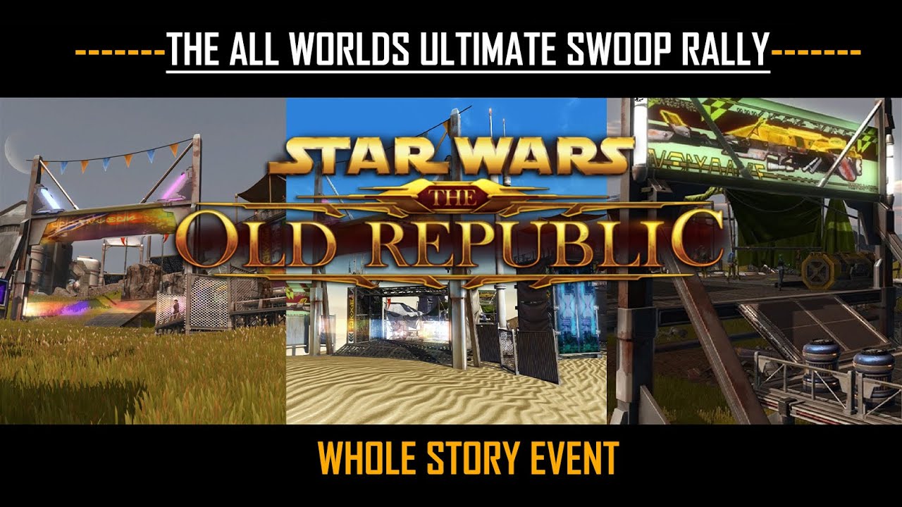 SWTOR The Swoop Rally Event | All Cutscenes + Perfect Race Tracks - YouTube