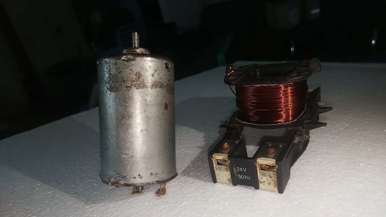 comment réparer un moteur DC (rebobinage) - YouTube