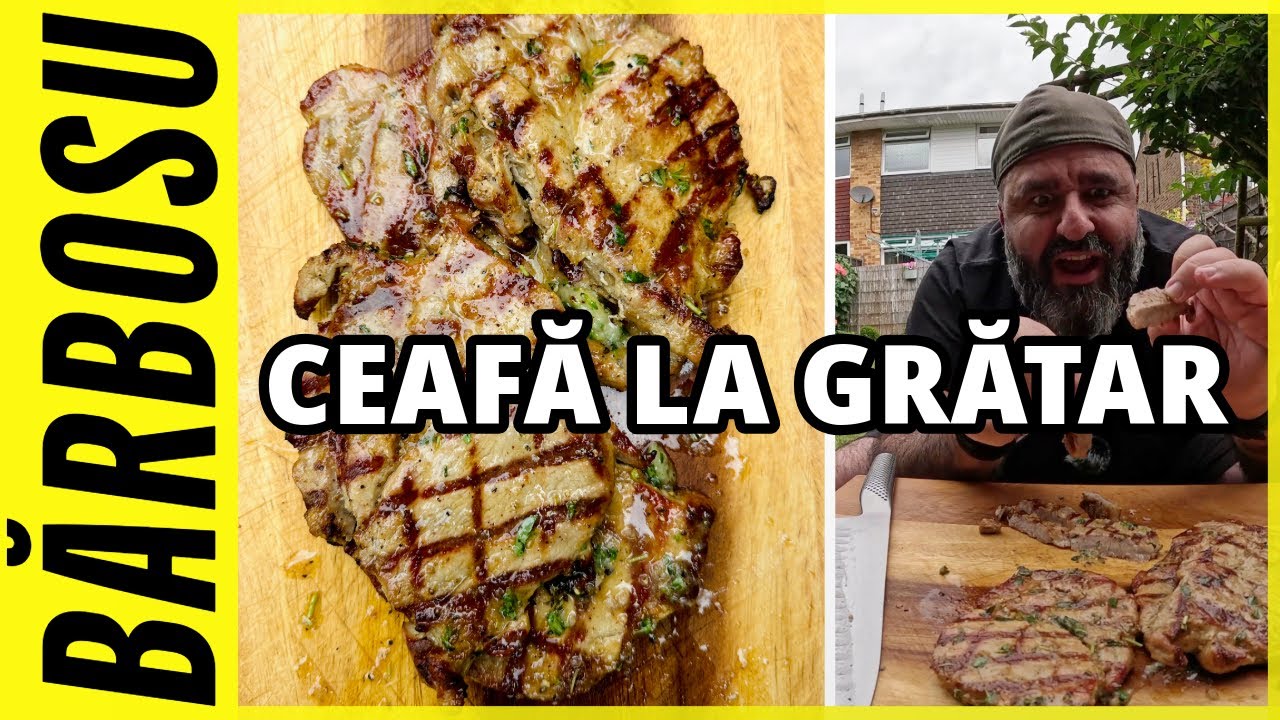CEAFA DE PORC LA GRATAR | Cum sa faci ceafa de porc la gratar - YouTube