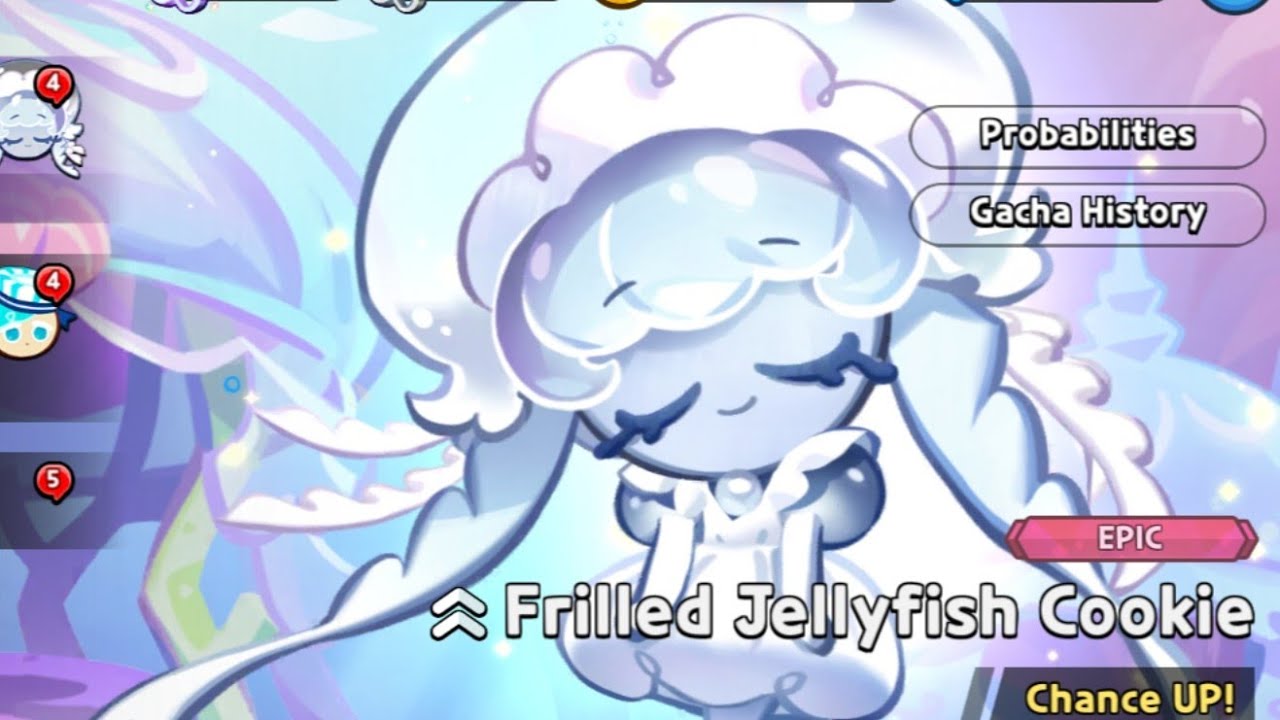 🔇[Cookie Run: Kingdom] Gacha Frilled Jellyfish Cookie (mobile) - YouTube