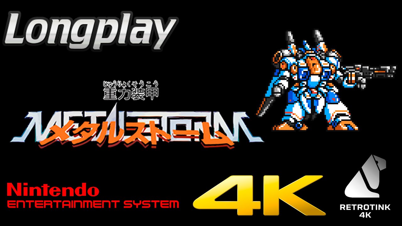 Metal Storm Nintendo Nes Retrotink 4K Longplay - YouTube