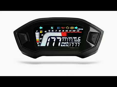 Speedometer digital LCD LED full COLOR di motor vixion old PART1 - YouTube
