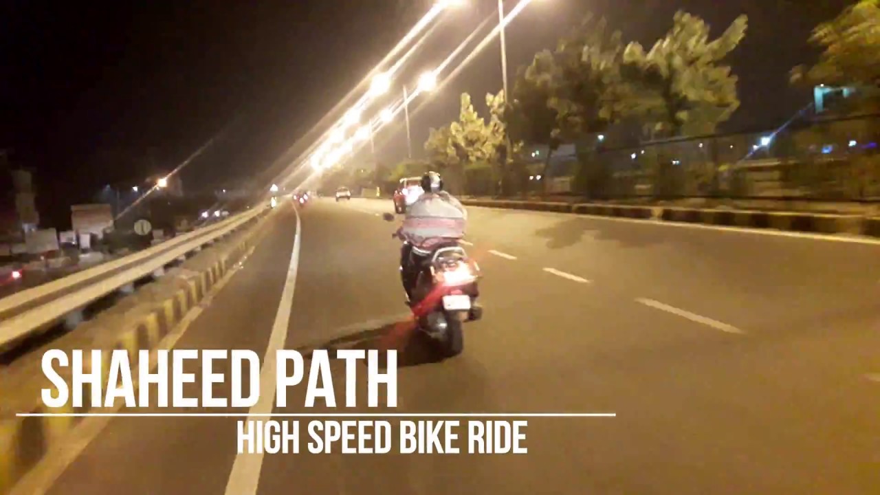 Shaheed Path[Lucknow]A Highway Famous For Accidents Night View - YouTube
