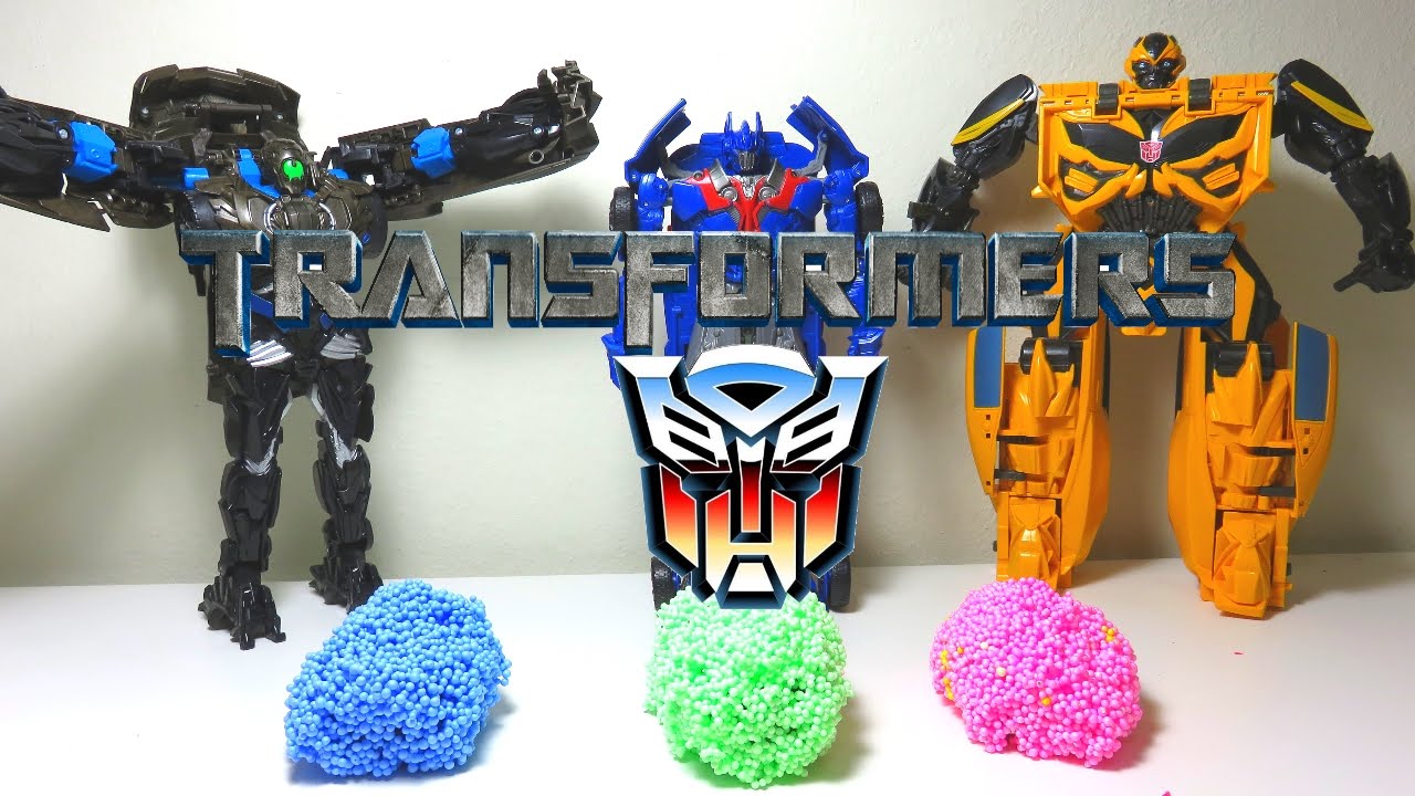 Transformers Surprise Eggs Optimus Prime Bumbblebee Huevos Sorpresa ...