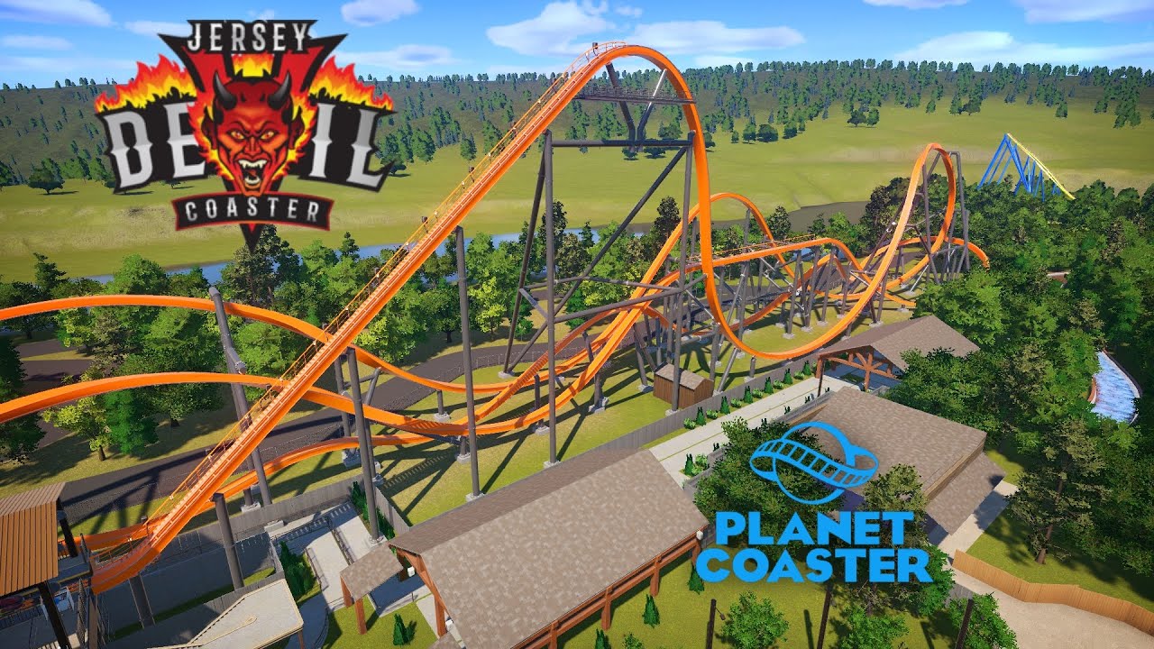 Jersey Devil Coaster POV - Six Flags Great Adventure (Planet Coaster ...