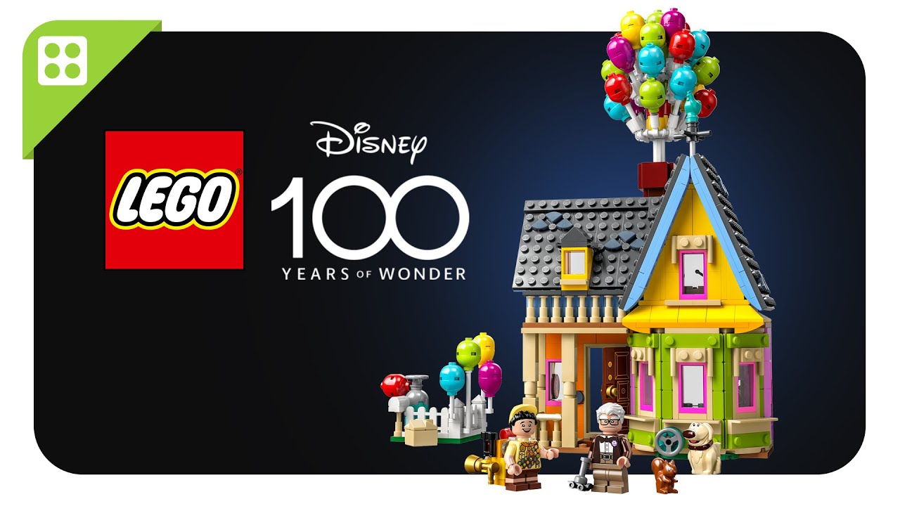 ¡La Casa de Up en LEGO! 😍🏠🎈 | 100 Aniversario de Disney - YouTube
