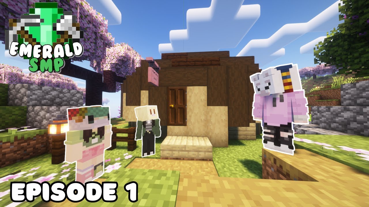 Living in a donut ?? | Emerald SMP | ep 1 | Minecraft multiplayer ...