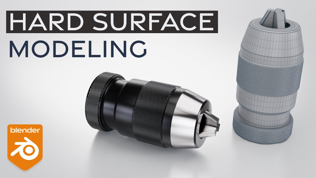 Blender tutorial - Hard surface modeling - Drill Chuck - with Decimate ...