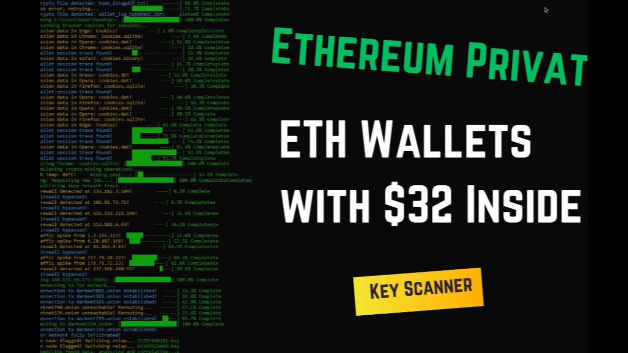 Ethereum Private Key Scanner Find Hidden ETH Wal - YouTube