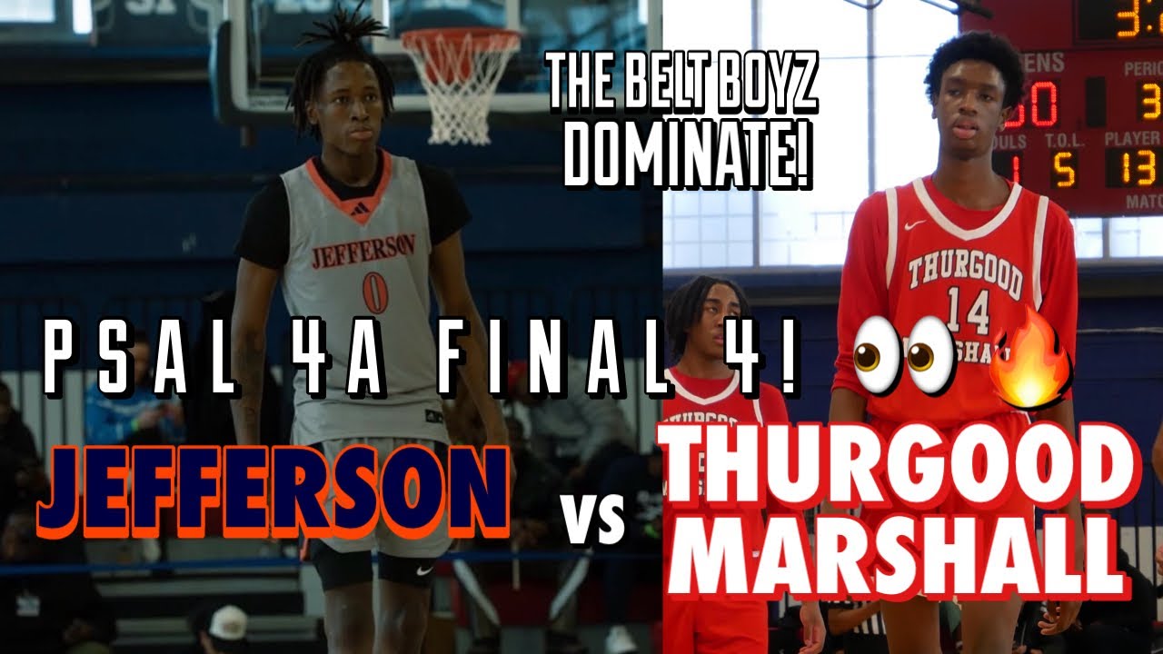 Jefferson Vs Thurgood Marshall (3/8/25) |PSAL 4A FINAL 4! 🔥| - YouTube