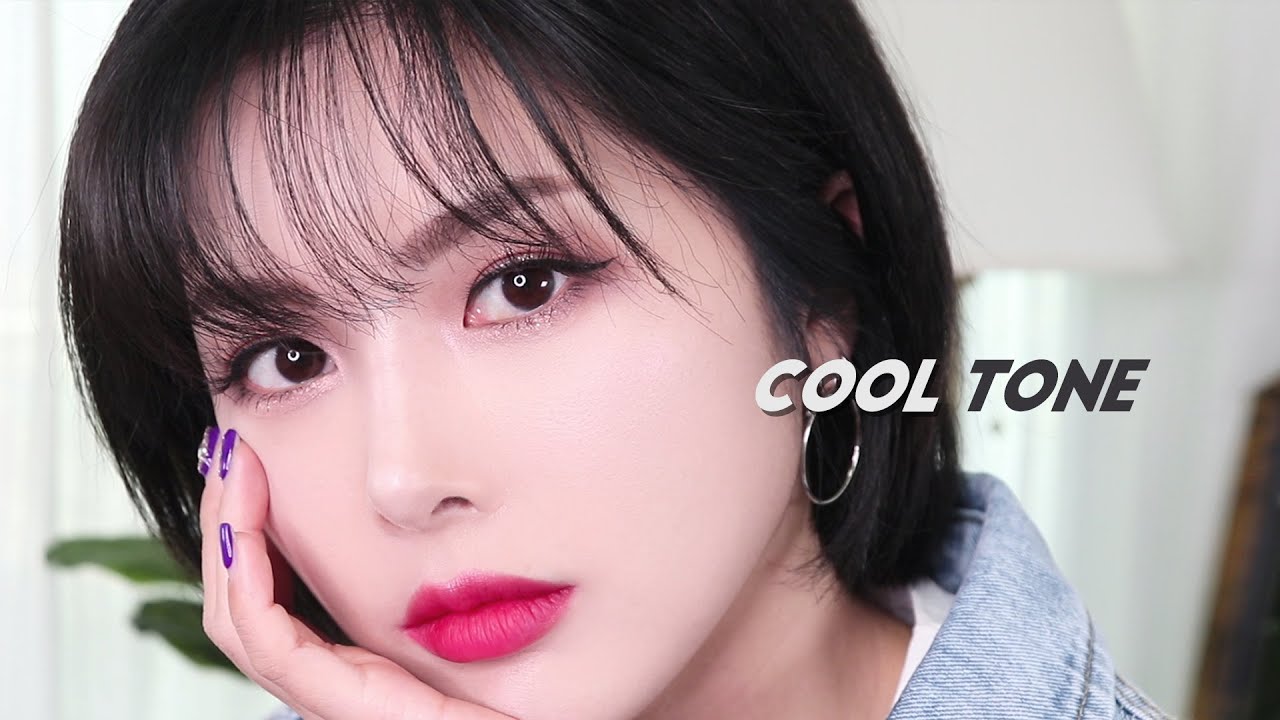 쿨톤 인생템추천 🌟 겨울쿨톤 메이크업 [ personal color makeup /makeup best item ]│ 첼라 ...