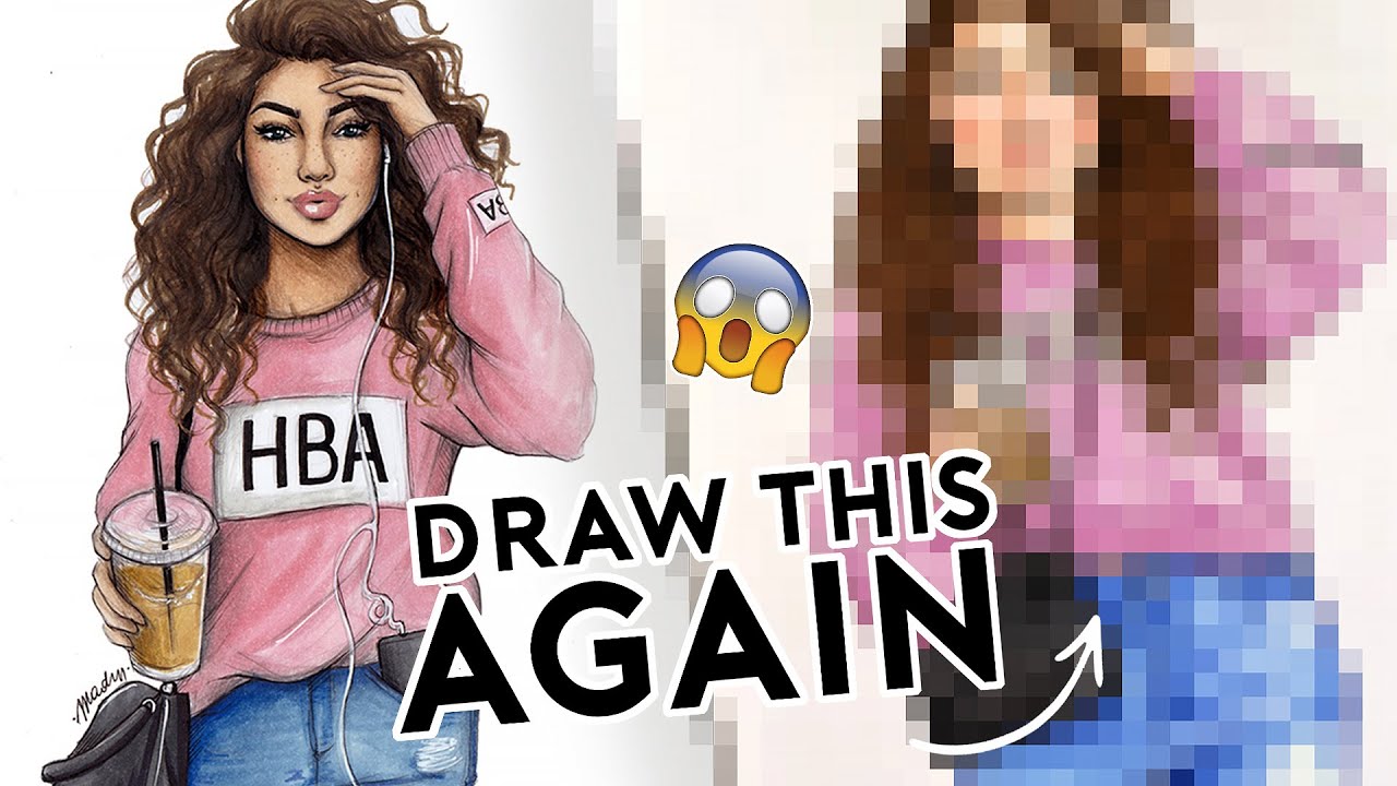 RECREATING MY MOST POPULAR DRAWING 😲 Can I make it better?? - YouTube