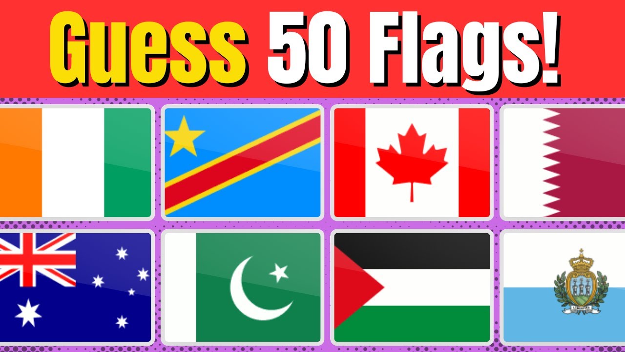 Guess 50 Flags In 5 Seconds! Quiz Flag Guess Country Flags Quiz Bot ...