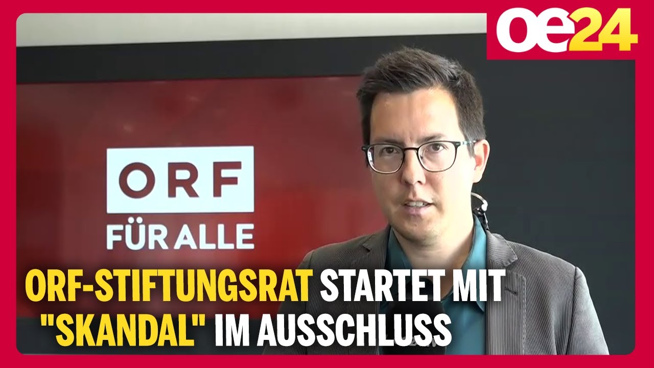 ORF-Stiftungsrat startet mit "Skandal" im Ausschluss - YouTube