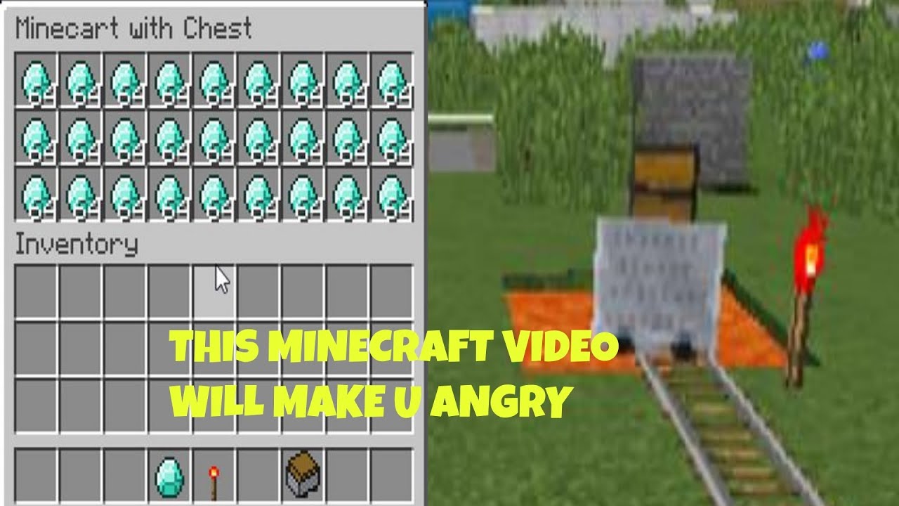 THIS MINECRAFT VIDEO WILL MAKE U ANGRY - YouTube