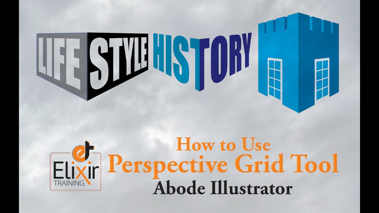 How to use Perspective Grid Tool, with using Adobe Illustrator. - YouTube