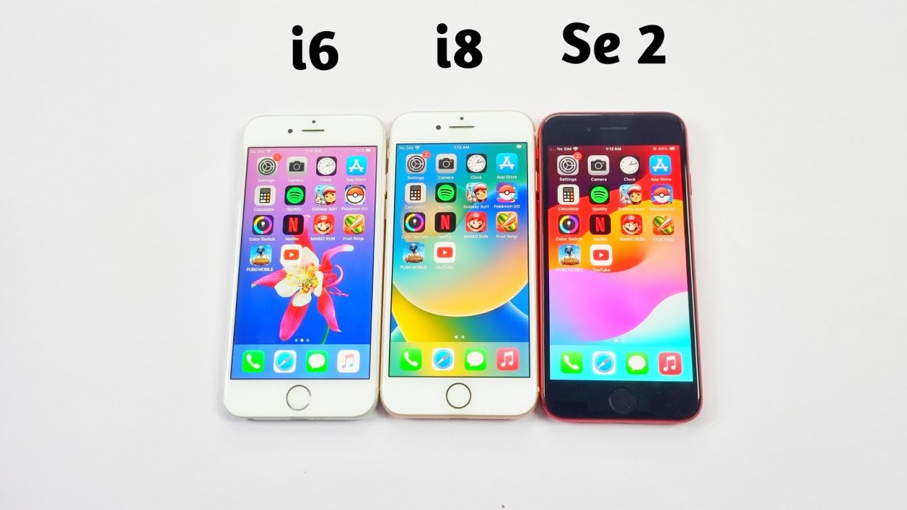 iPhone 6 Vs 8 Vs Se 2 in 2023 - SPEED TEST | iOS 12 Vs 16 Vs 17 - YouTube