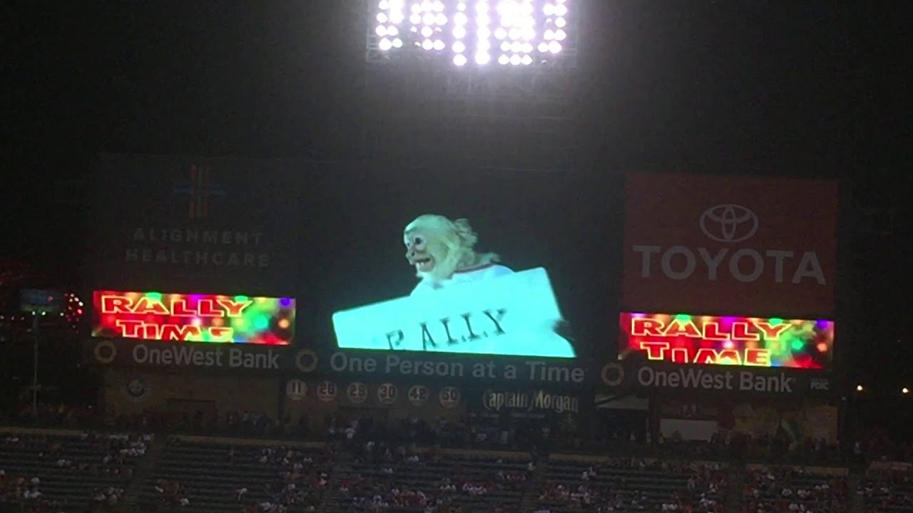 Los Angeles Angels Rally Monkey - YouTube