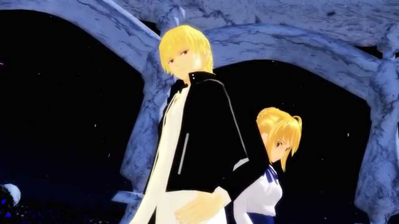 【Fate/MMD】Okochama sensou(Saber&Gilgamesh) - YouTube