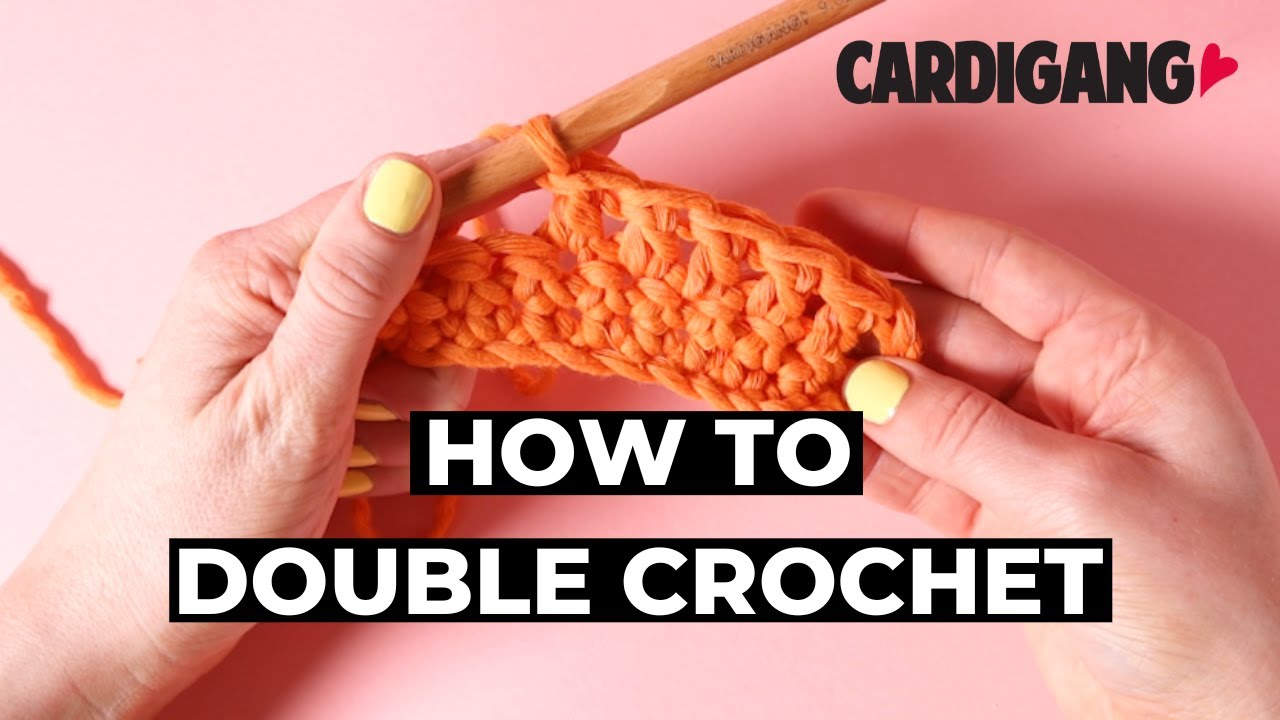 How To Double Crochet Crochet With Cardigang Youtube