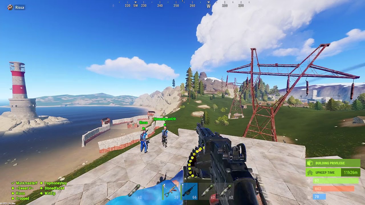 HOW TO TAG RUST HELI WITH A HELI?? - YouTube