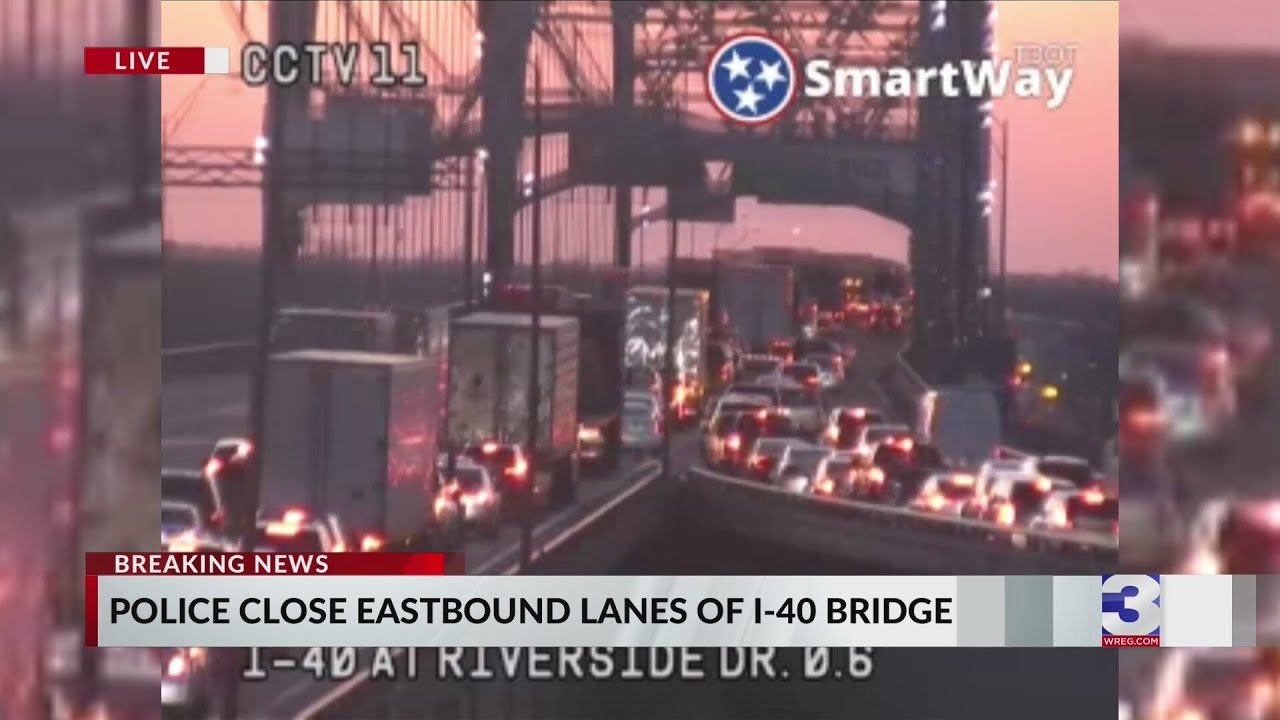 I-40 bridge into Memphis closed for investigation - YouTube