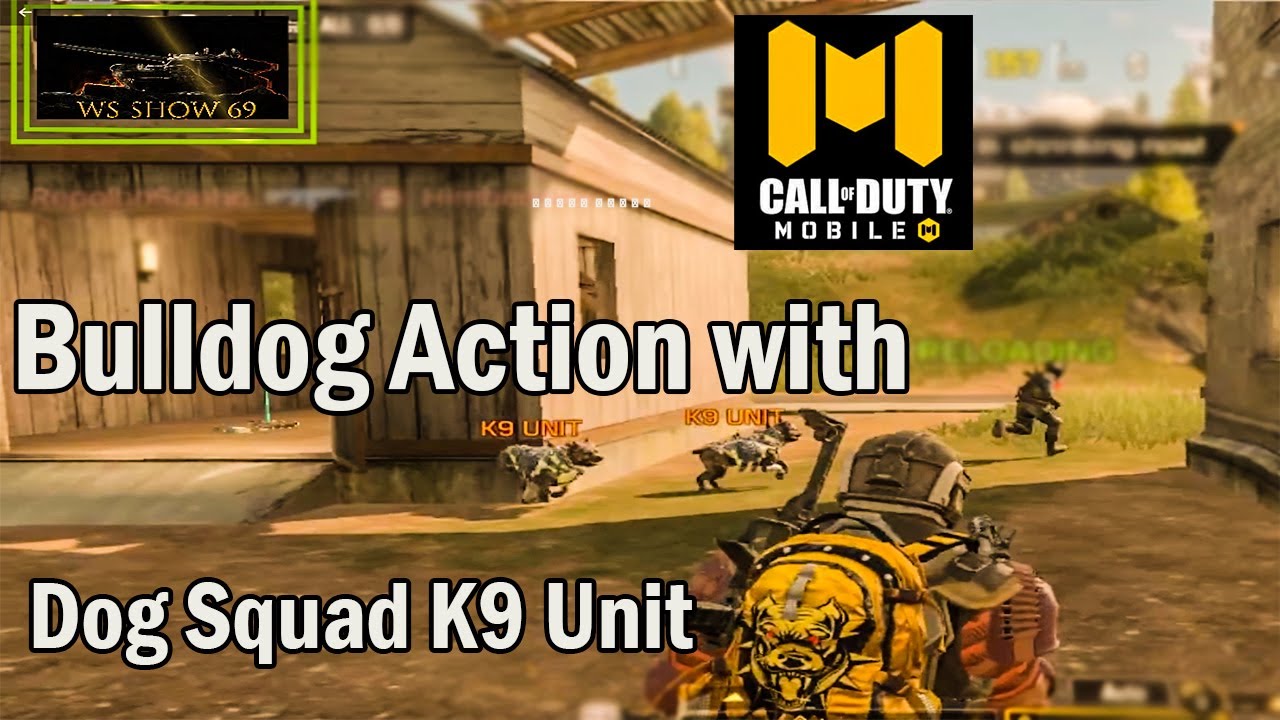 CALL OF DUTY MOBILE Bulldog Action with Dog Squad K9 Unit against ...