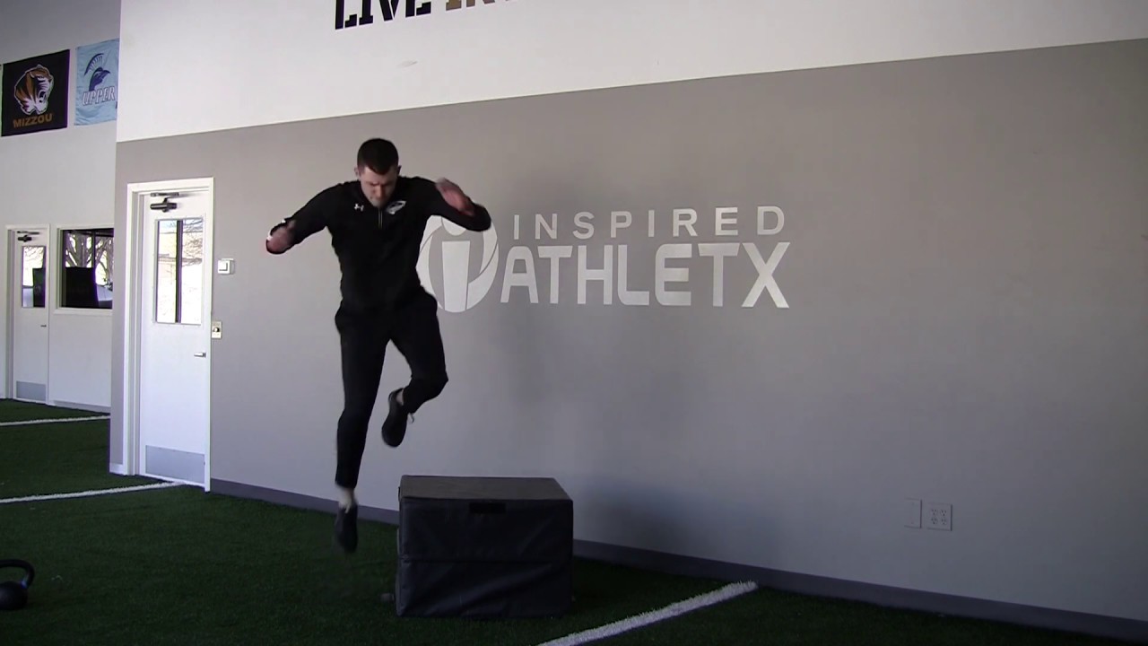 1-leg side box jump - YouTube