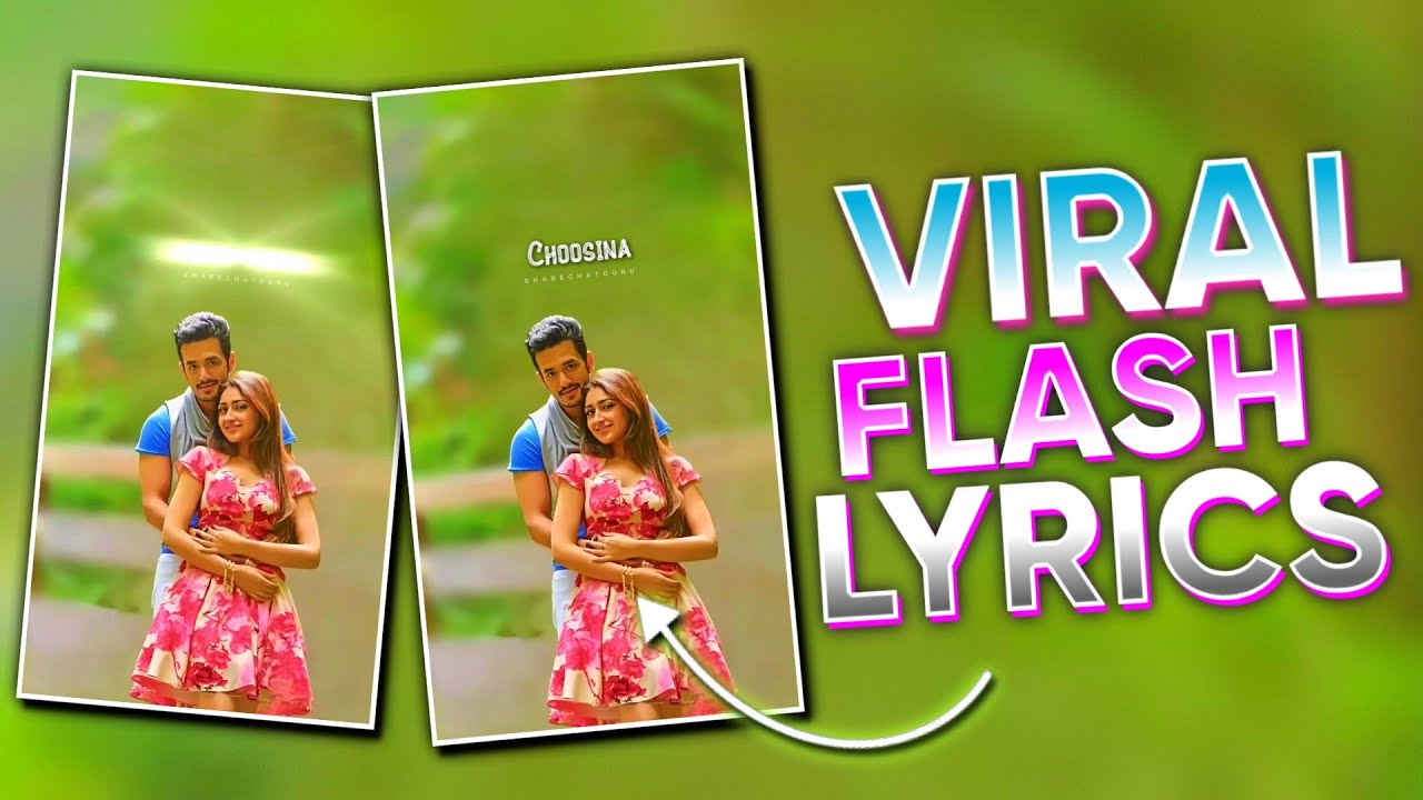 Instagram Trending White Flash Lyrics Video Editing | Edit Instagram Lyrical Reels Video - YouTube