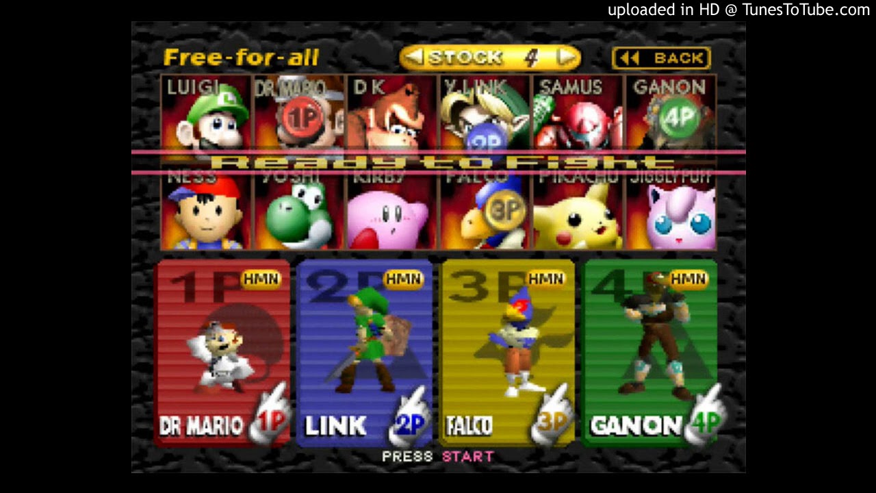 Super Smash Bros 64|Character Select [Trap Beat]|@JayleenBeatz - YouTube