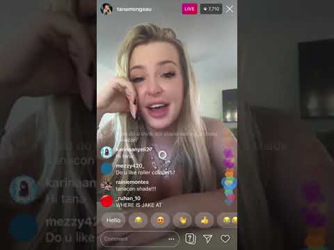 Tana Mongeau IG Live in bikini 10.19.19 #jana #jakepaul
