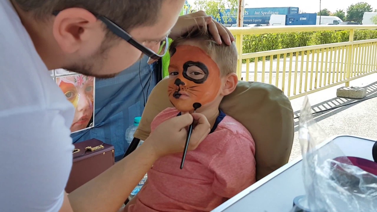 Funny trip with kids. Face paiting and outdoor playground. Video 2017 ...