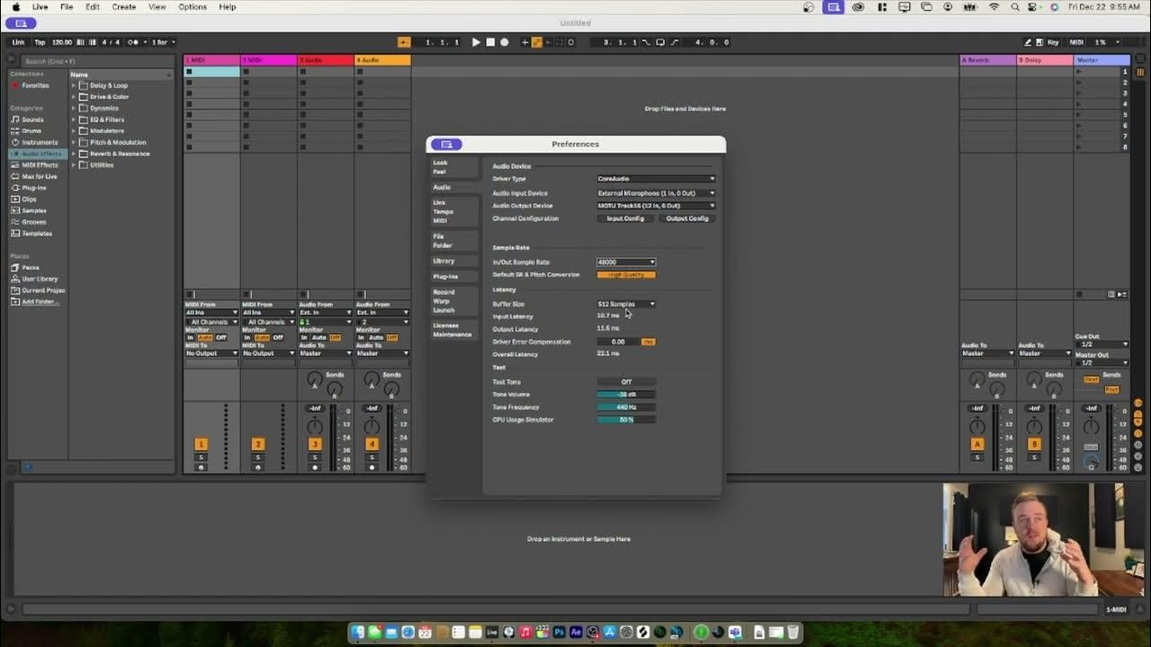 Running Ableton for the first time - Program settings - YouTube