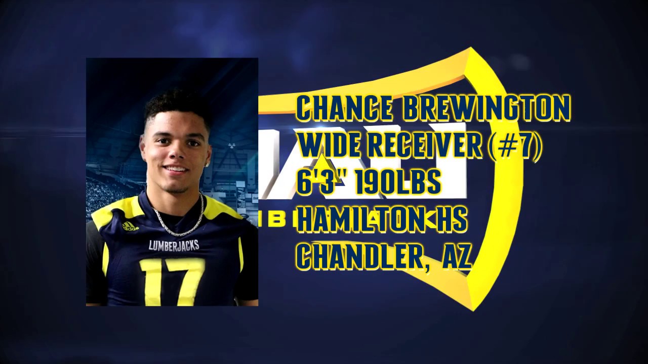 2017 Signing Day: Chance Brewington - Wide Receiver (#7) - YouTube