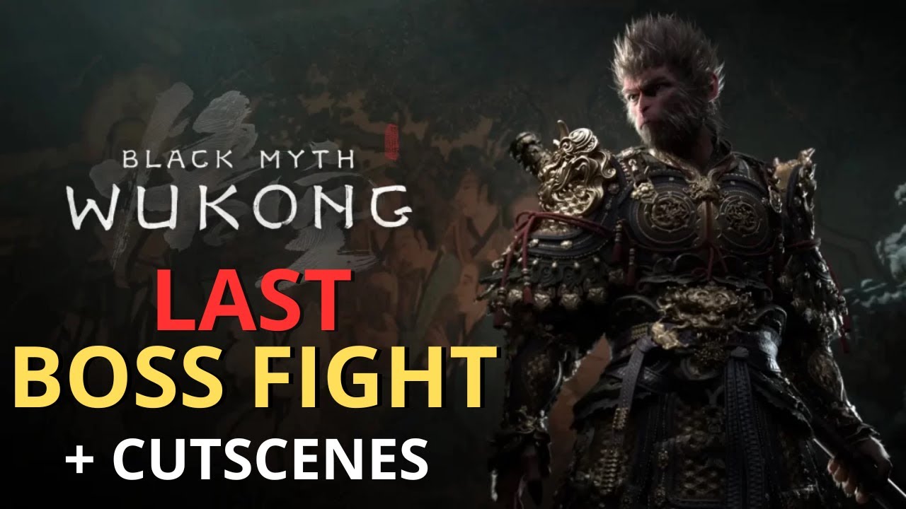 ULTIMA BOSS FIGHT + CUTSCENES EM 4K | FINAL ÉPICO | BLACK MYTH WUKONG ...