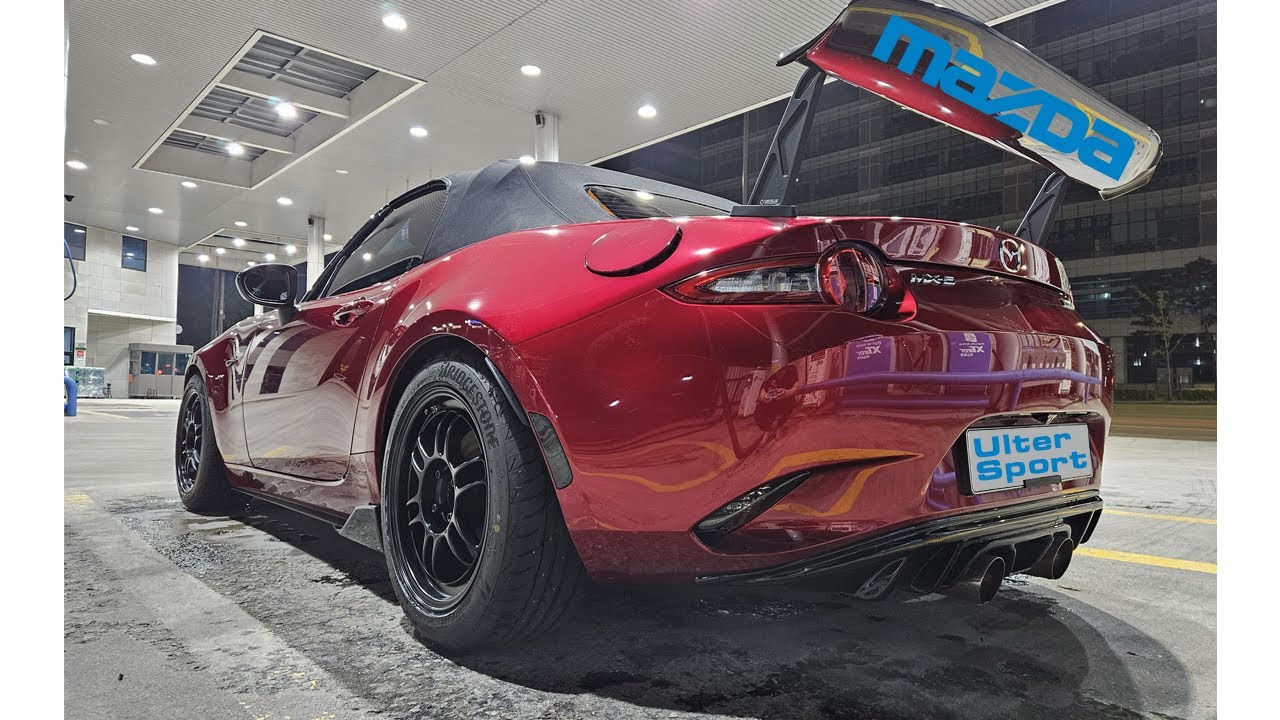 Mazda MX5 ND Exhaust GWR header(4-2-1) + Ulter sport - YouTube