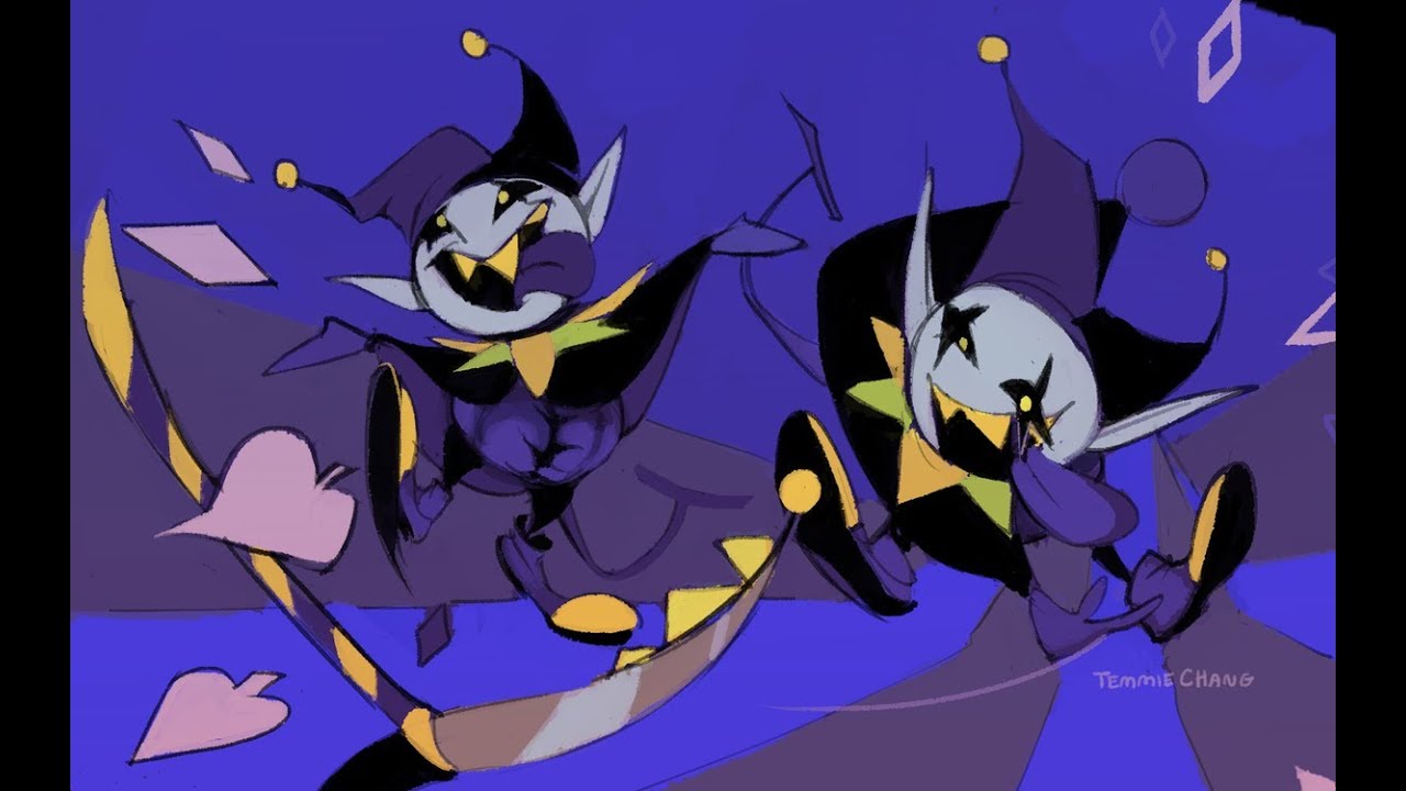 Deltarune Jevil Boss Fight but it's in Swedish - YouTube