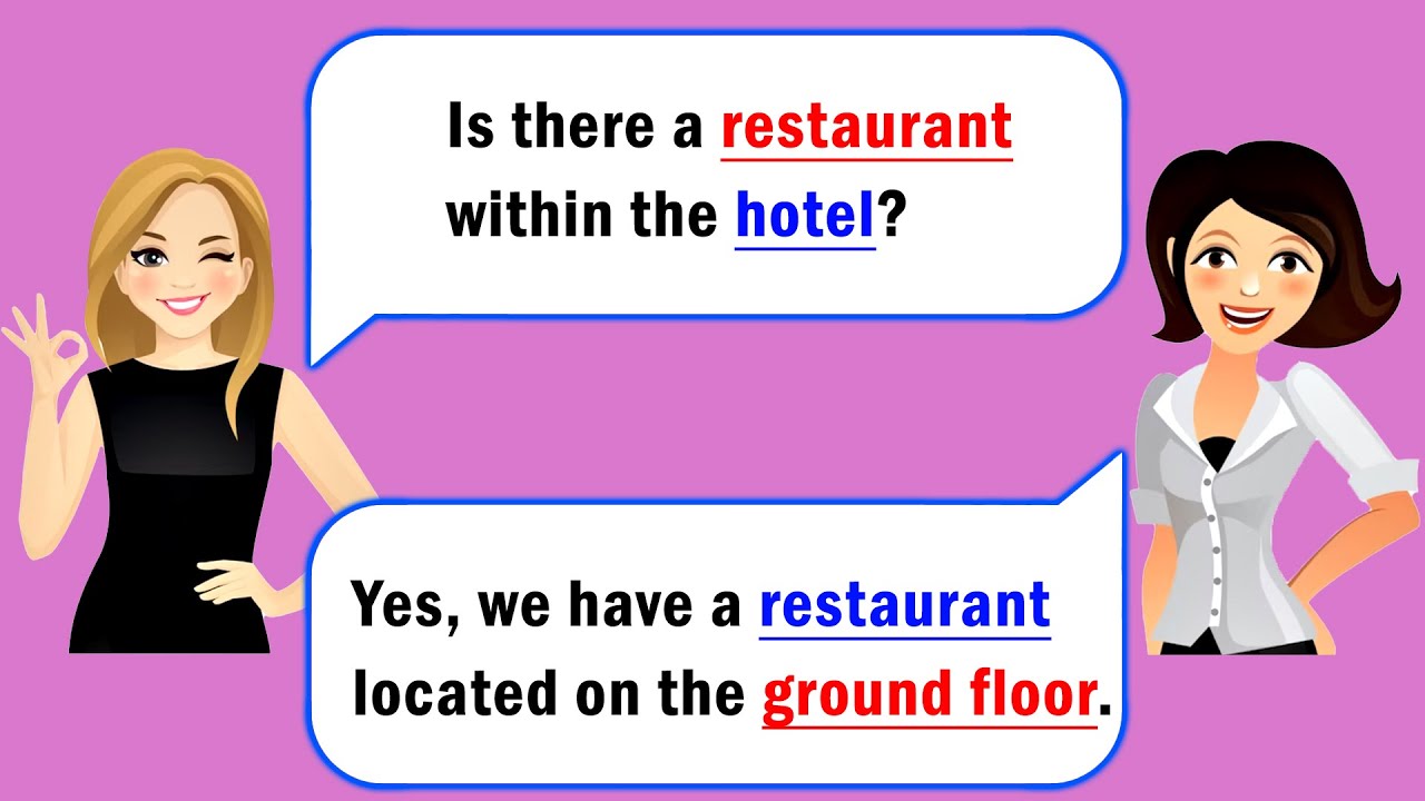 Practice Speaking English Everyday Life: Hotel Check-in Conversations ...