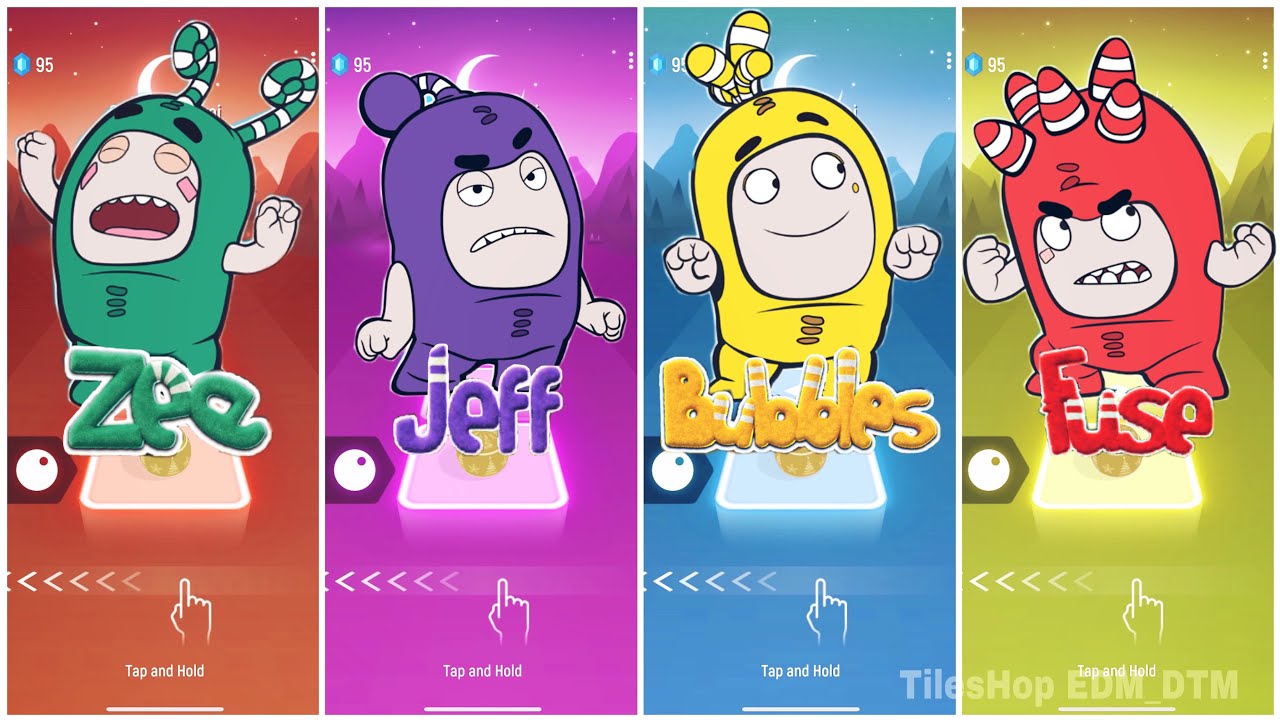 Oddbods Zee 🎶 Oddbods Jeff 🎶 Oddbods Bubbles 🎶 Oddbods Fuse ️ Who Runs ...