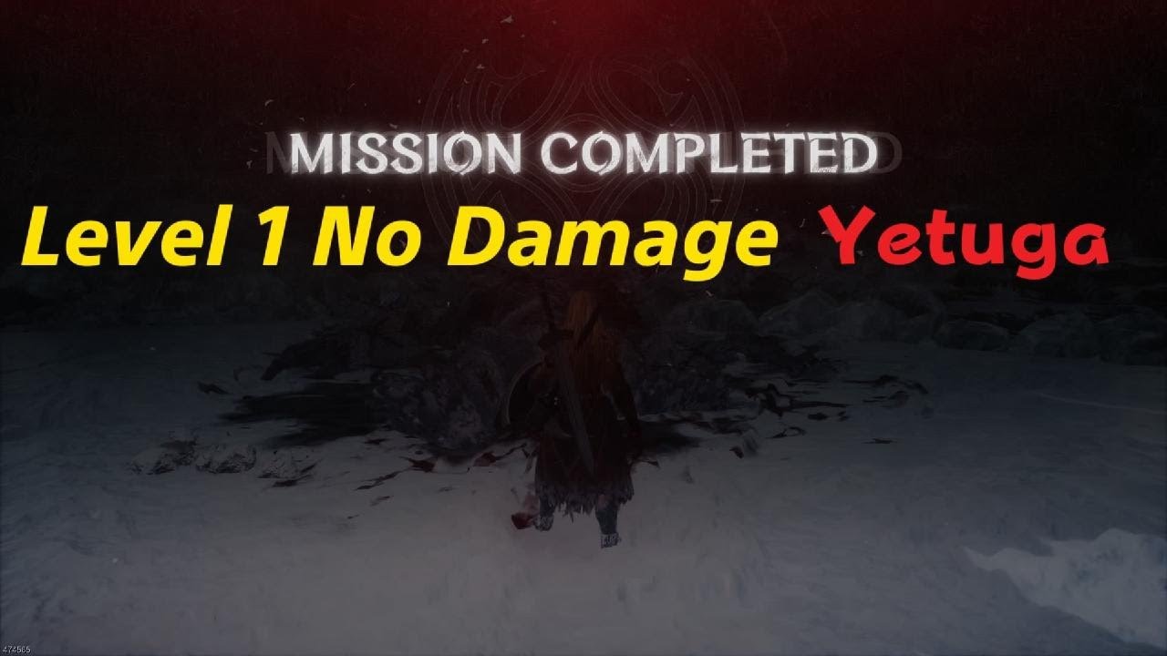 Level 1 No Damage Yetuga. The First Berserker: Khazan - YouTube